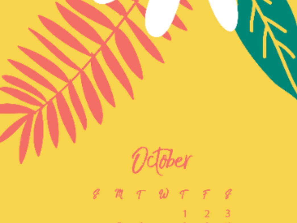 October Downloadable Calendars & Wallpapers Now Available! Free ...